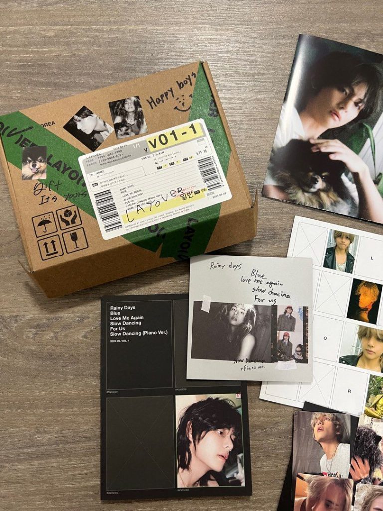 آلبوم Layover تهیونگ | تک ورژن سبز - کایدل آلبوم